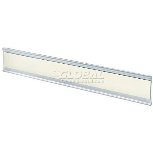Global Approved 199605 Adhesive-Back C-Channel Nameplate, 8.5" x 1.5 ...