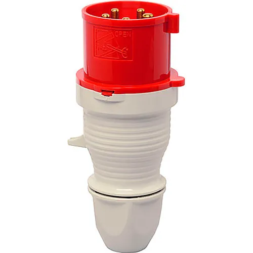 Walther Electric 210, Male Plug, 16/20A, 5P, 400Vac, 6 Hr, IP44, With ...