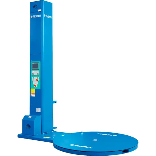 Global Industrial™ Semi-Automatic Stretch Wrap Machine, 112" Wrap Height