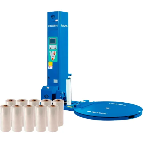 Global Industrial™ Stretch Wrap Machine w/Auto Film Attach & Cut,10 ...