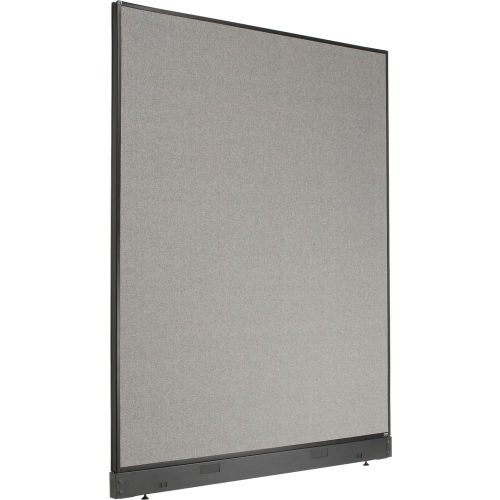 Interion® Non-Electric Office Partition Panel with Raceway, 60-1/4"W x ...