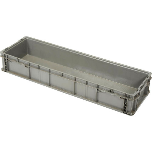 ORBIS Stakpak NXO4815-7GRAY Plastic Long Stacking Container 48 x 15 x 7 ...