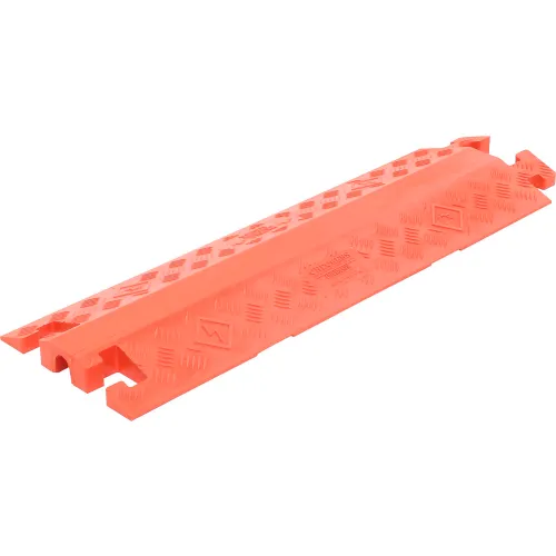1-Channel General Purpose Drop Over Cable Guard, 36"L x 11-1/2" x 1-5/8 ...