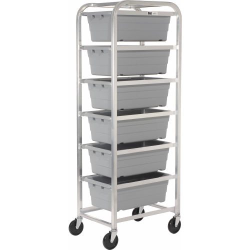 New Age 6263 All Welded Aluminum 6 Lug Cart, 26"L x 18-3/4"W x 71"H