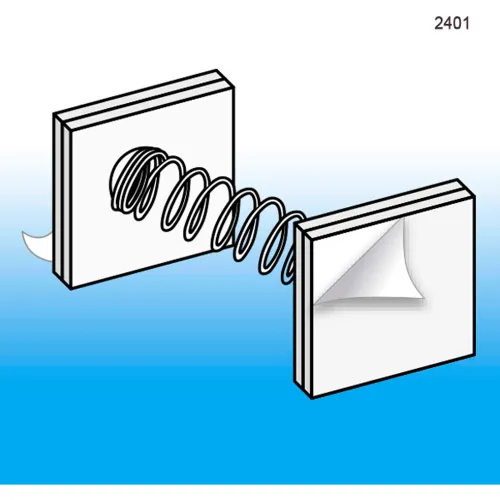 Spring Wobbler, 3/4" X 3/4" - Pkg Qty 100