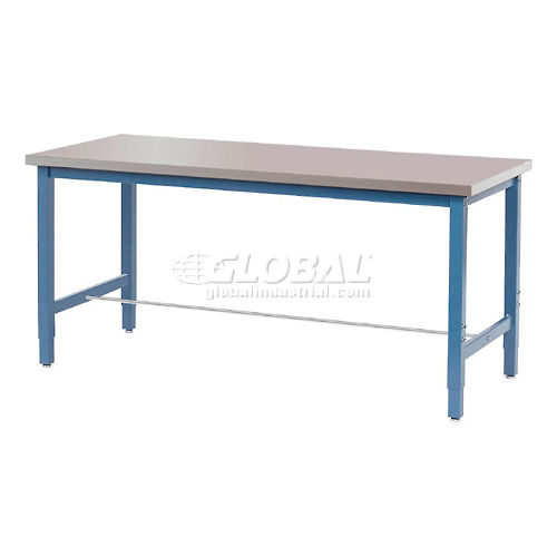 Global Industrial™ 72x30 Adj. Height Workbench Square Tube Leg ...