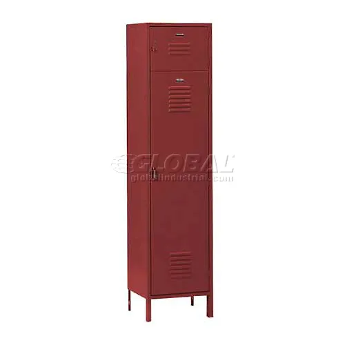 Penco® Vanguard 1-Tier 1 Door Box Over Locker, 18"W x 21"D x 78"H ...