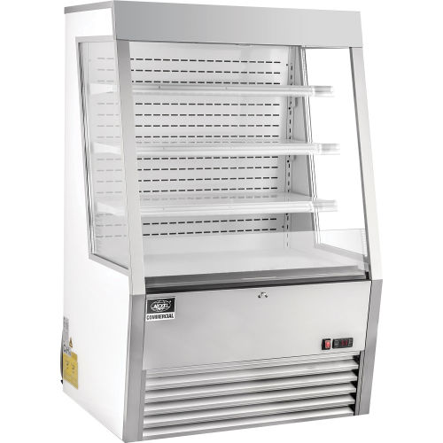 Nexel™ Refrigerated Open Air Merchandiser w/ Curtain, 13.8 Cu. Ft ...