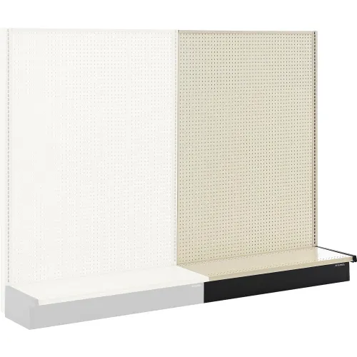 Global Industrial™ Gondola Shelving, Single Sided Wall Add-On, 48"W x ...