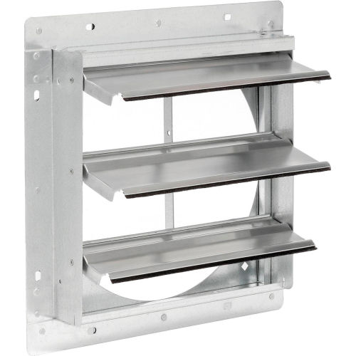 Global Industrial™ Shutter For 12" Exhaust Fan, 15-1/8"W x 15"H