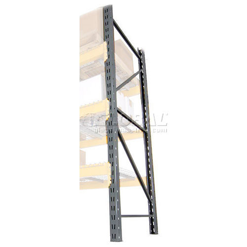 Penco Double Slotted Pallet Rack Upright - 42"D x 96"H