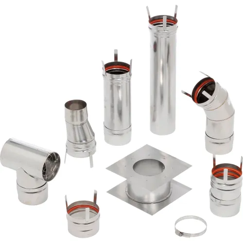 HeatStar 4" Horizontal Stainless Steel Vent Kit F102860 Category III ...