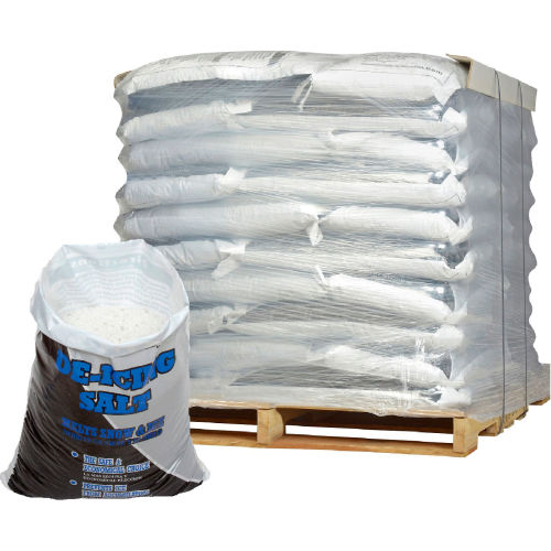 Commercial Rock Salt Crystals 50 Lbs/Bag - 50 Bags/Pallet