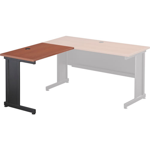 Interion® 36"W Left Handed Return Table, Cherry