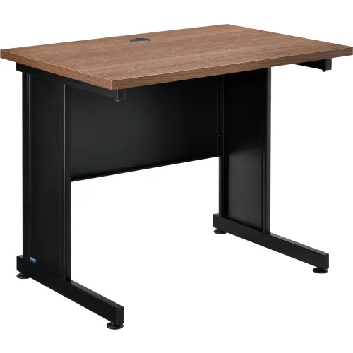 Interion® Traditional Office Desk, 36"W x 24"D x 30"H, Walnut