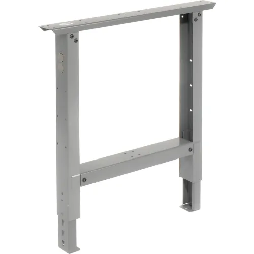 Global Industrial™ Adjustable Height Steel C-Channel Leg For Workbench ...