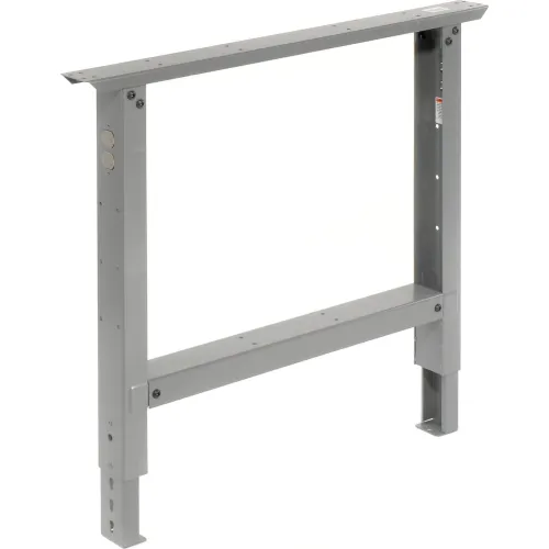 Global Industrial™ Adjustable Height Steel C-Channel Leg For Workbench ...