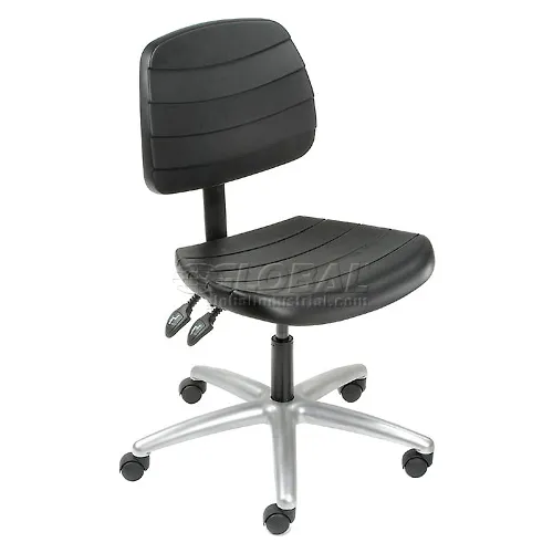 Interion® Office Chair With Mid Back, Polyurethane, Black