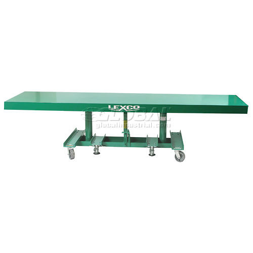 Lexco® - Wesco® Extra Long Deck Lift Table 492128 60"L x 30"W 2000 Lb ...
