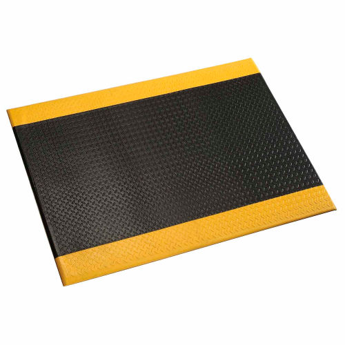 Apache Mills Diamond Deluxe Soft Foot™ Mat 1/2" Thick 3' x 60' Black ...