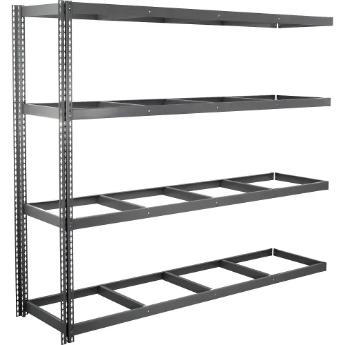 Global Industrial 4 Shelf, Standard Duty Boltless Shelving, Add On, 96 ...