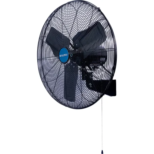 Global Industrial™ 30" Deluxe Oscillating Wall Mount Fan, 3 Speed ...
