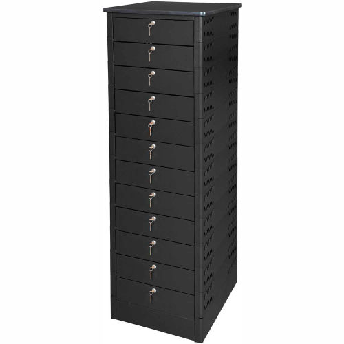Datum TekStak™ Laptop Storage Locker with Laminate Top, 12 Bays, Key ...