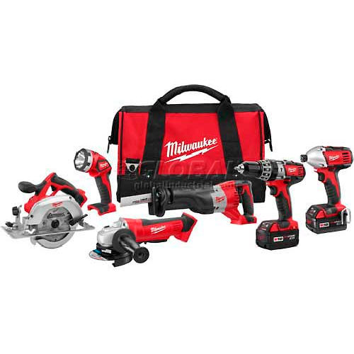Milwaukee® 2696-26 M18™ Cordless Lithium-Ion 6-Tool Combo Kit