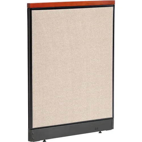 Interion® Deluxe Non-Electric Office Partition Panel with Raceway, 36-1 ...