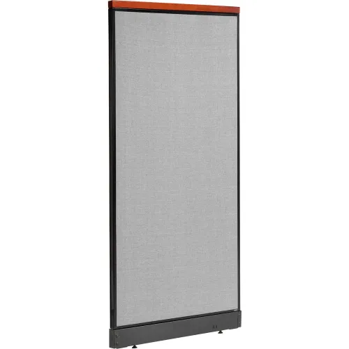 Interion® Deluxe Non-Electric Office Partition Panel with Raceway, 36-1 ...