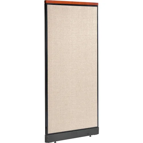 Interion® Deluxe Non-Electric Office Partition Panel with Raceway, 36-1 ...