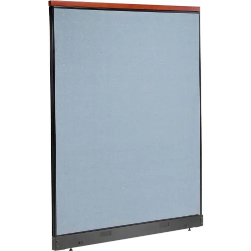 Interion® Deluxe Non-Electric Office Partition Panel with Raceway, 60-1 ...