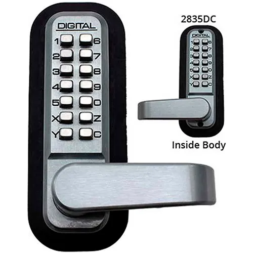 Lockey Digital Door Lock 2835 Lever Handle with Double Combination ...