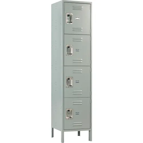 Global Industrial™ Infinity® 4-Tier 4 Door Locker, 18"W x 21"D x 78"H ...