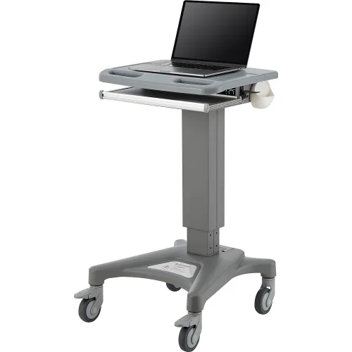 Global Industrial™ Mobile Adjustable Height Laptop Cart
