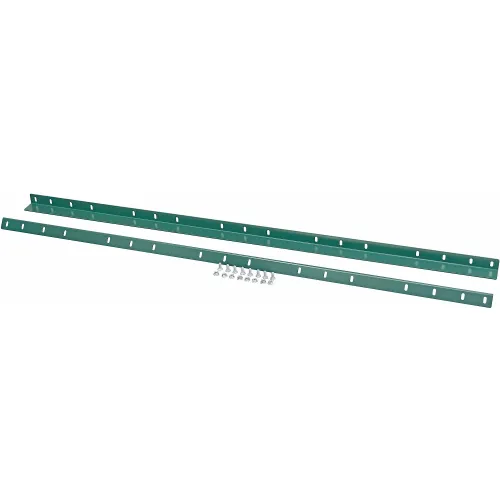 Global Industrial™ 5' Guide Rail Kit for Roller Conveyors, 2"H, 12 ...