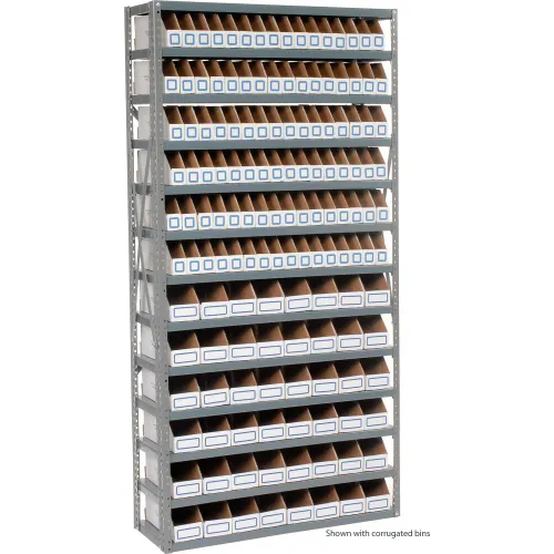 Global Industrial™ 13 Shelf, Open Steel Shelving Unit, 36"W x 12"D x 73 ...