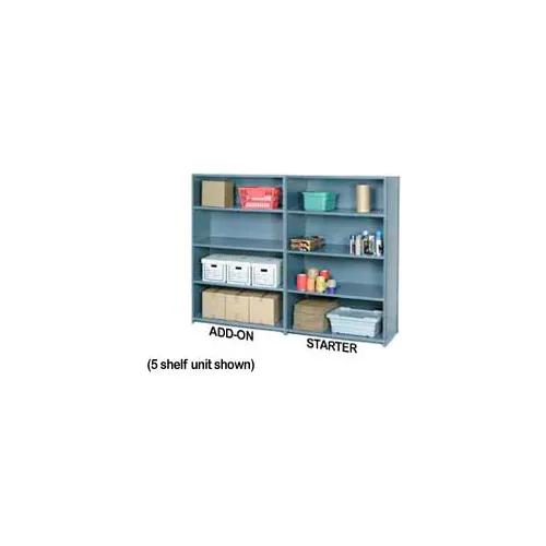 Global Industrial™ 7 Shelf, Closed Steel Shelving, 48"W x 12"D x 73"H ...