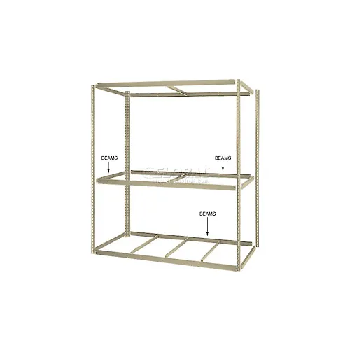 Global Industrial™ 48" Long Tan Single Rivet Beam