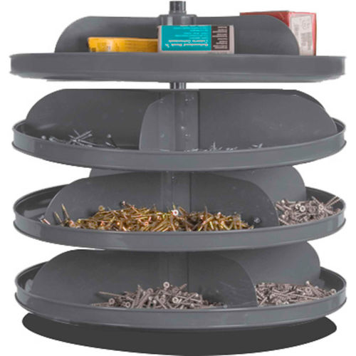 Durham 17" Diameter Rotabin® Revolving Parts Storage Shelving Center ...