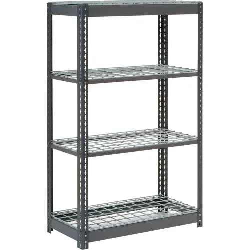 Global Industrial 4 Shelf Standard Duty Boltless Shelving Starter 36 ...