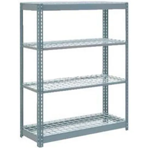 Global Industrial 4 Shelf Standard Duty Boltless Shelving Starter 48 ...