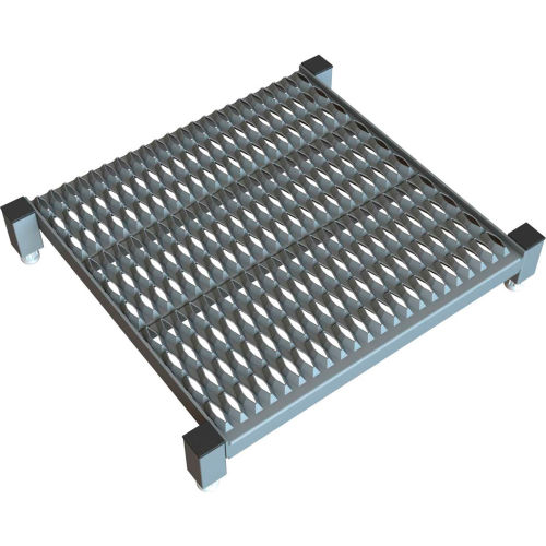 24 X 24 Inch Adjustable Height Steel Work Platform - 5"H To 8"H ...