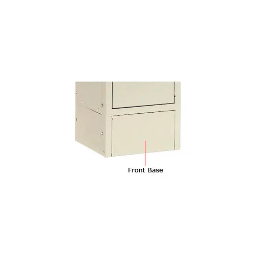 Tennsco Steel Locker Front Base FB-12-SND For Lockers With 6"H Legs Sand