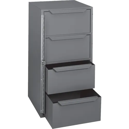 Durham® Counter Height Cabinet with 4 Drawer, 12-5/8"W x 12-1/8"D x 24 ...
