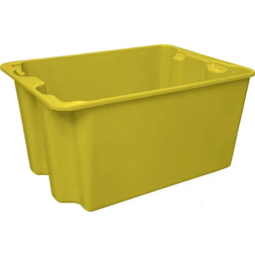 MFG Tray Molded Fiberglass Toteline Nest & Stack Tote, 27-1/2"L x 20"W ...