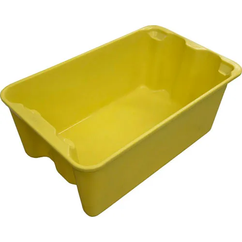 MFG Tray Molded Fiberglass Toteline Nest & Stack Tote, 20-1/2"L x 12-7/ ...
