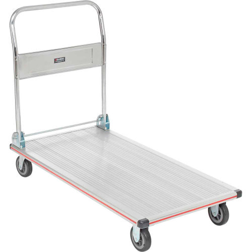 Global Industrial™ Folding Aluminum Platform Truck 48 x 24 600 Lb. Capacity