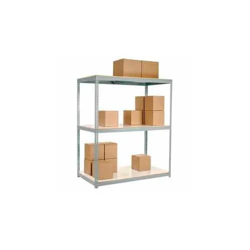 Global Industrial 3 Shelf Standard Duty Boltless Shelving Starter 48 ...