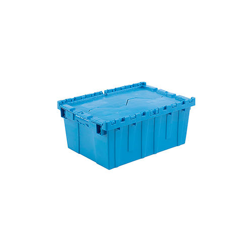 Global Industrial™ Plastic Attached Lid Shipping & Storage Container 21 ...